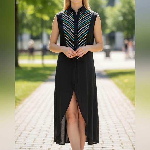 Ariat | Dresses | Ariat Sequin Aztec Cowgirl Western High Low Rodeo ...